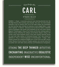 Carl | Name Art Print – Name Stories