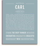 Carl | Name Art Print – Name Stories