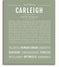 Carleigh | Name Art Print – Name Stories