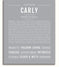 Carly | Name Art Print – Name Stories
