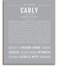 Carly | Name Art Print – Name Stories