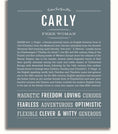 Carly | Name Art Print – Name Stories
