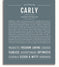 Carly | Name Art Print – Name Stories