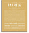 Carmela Personalized Name Meaning Art Prints – Name Stories