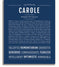 Carole | Name Art Print – Name Stories