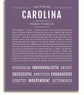 Carolina Personalized Name Meaning Art Prints – Name Stories