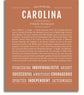 Carolina Personalized Name Meaning Art Prints – Name Stories