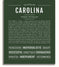 Carolina Personalized Name Meaning Art Prints – Name Stories