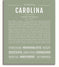 Carolina | Name Art Print – Name Stories