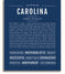 Carolina Personalized Name Meaning Art Prints – Name Stories