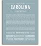 Carolina Personalized Name Meaning Art Prints – Name Stories