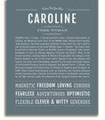 Caroline | Name Art Print – Name Stories