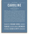 Caroline | Name Art Print – Name Stories