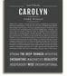 Carolyn Personalized Name Meaning Art Prints – Name Stories