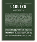 Carolyn | Name Art Print - Personalized Custom Gifts – Name Stories