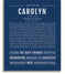 Carolyn | Name Art Print – Name Stories
