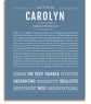 Carolyn | Name Art Print - Personalized Custom Gifts – Name Stories