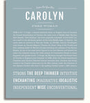 Carolyn | Name Art Print – Name Stories