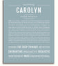 Carolyn | Name Art Print – Name Stories