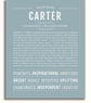 Carter (male) | Name Art Print – Name Stories