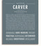 Carver Personalized Name Meaning Art Prints – Name Stories