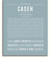 Casen | Name Art Print – Name Stories
