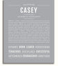 Casey (female) | Name Art Print – Name Stories