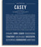 Casey (female) | Name Art Print – Name Stories