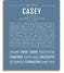 Casey (female) | Name Art Print – Name Stories