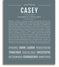Casey (male) | Name Art Print – Name Stories