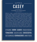 Casey (male) | Name Art Print – Name Stories