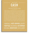 Cash Personalized Name Meaning Art Prints – Name Stories