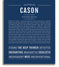 Cason Personalized Name Meaning Art Prints – Name Stories