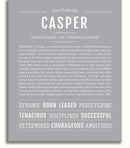 Casper | Name Art Print – Name Stories