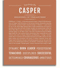 Casper | Name Art Print – Name Stories