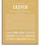 Casper | Name Art Print – Name Stories