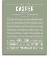 Casper | Name Art Print – Name Stories