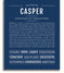 Casper | Name Art Print – Name Stories