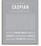 Caspian | Name Art Print – Name Stories