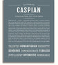 Caspian Personalized Name Meaning Art Prints – Name Stories