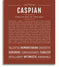 Caspian | Name Art Print – Name Stories