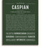 Caspian | Name Art Print – Name Stories