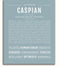 Caspian | Name Art Print – Name Stories
