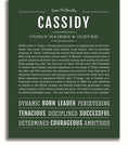 Cassidy | Name Art Print – Name Stories