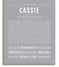 Cassie Personalized Name Meaning Art Prints – Name Stories