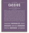 Cassius | Name Art Print – Name Stories