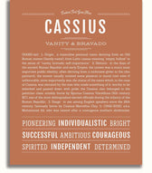 Cassius | Name Art Print – Name Stories