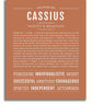 Cassius | Name Art Print – Name Stories