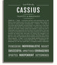 Cassius | Name Art Print – Name Stories