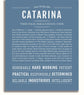 Catarina | Name Art Print – Name Stories